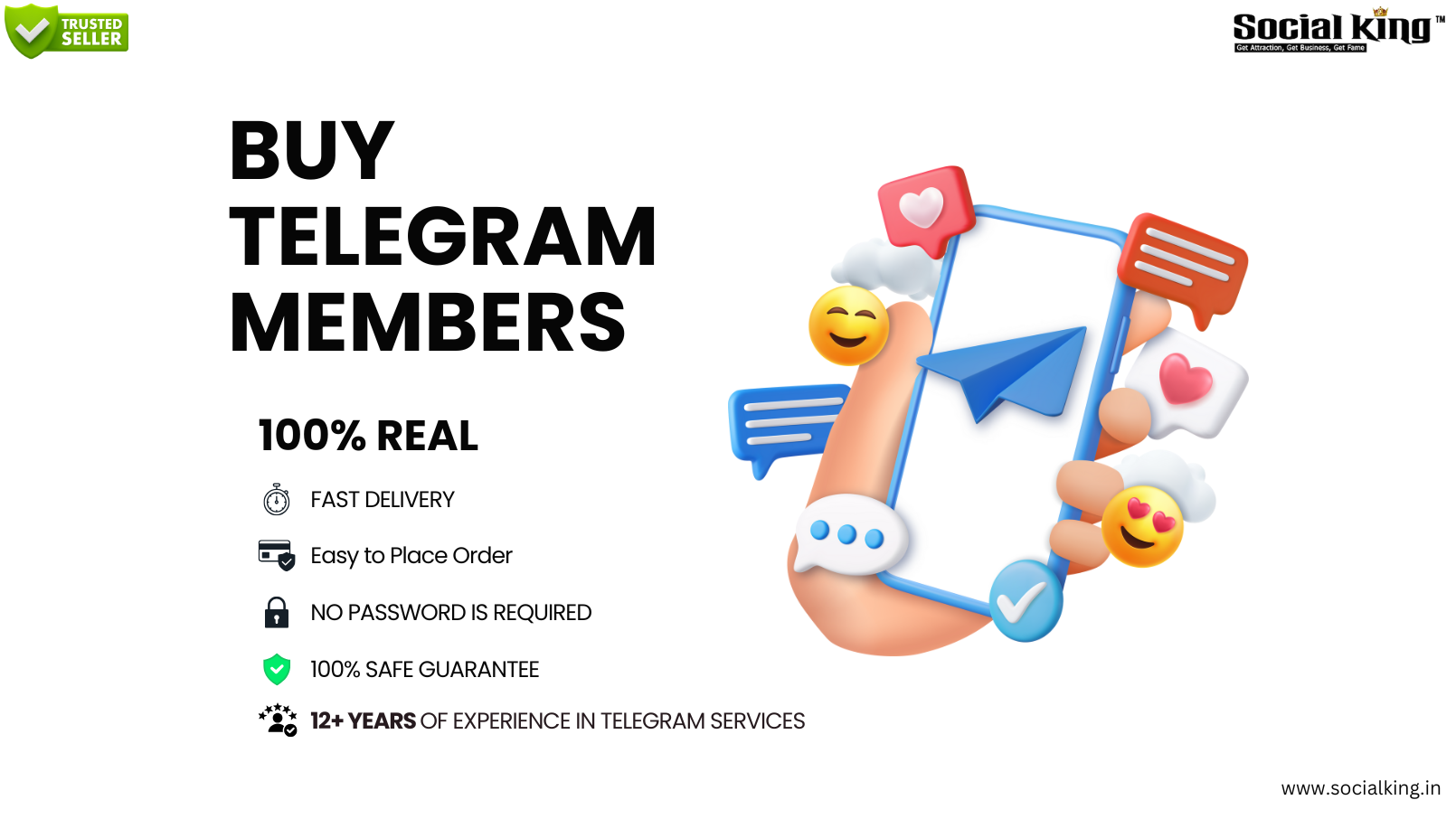 Buy Telegram Members | Real & High-Quality Members at $0.10